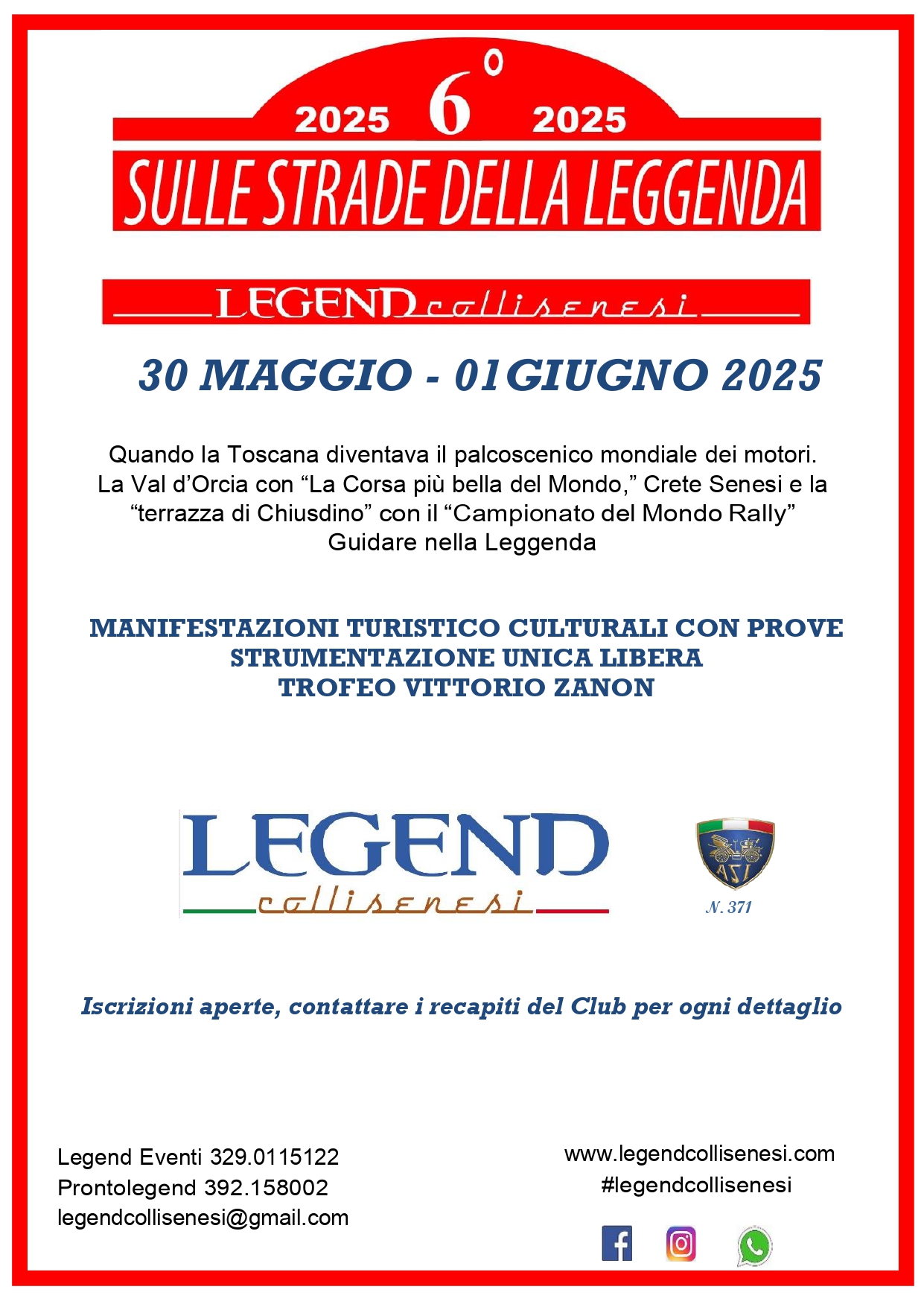 Legend Colli Senesi – Auto e Moto d'Epoca Siena